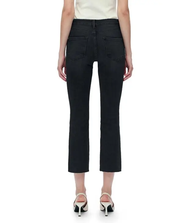 BAYEAS Mid Rise Straight Leg Denim Jeans Stretch Comfortable