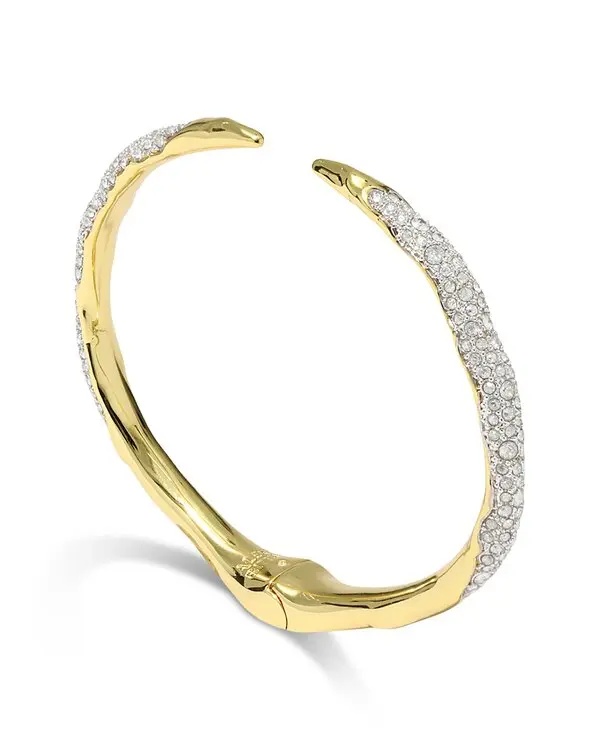 Alexis Bittar Solanales Crystal Spear Cuff Bracelet - Gold