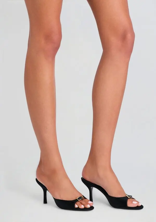 Retrofete Fernanda Silk Sandals With Buckle Detail