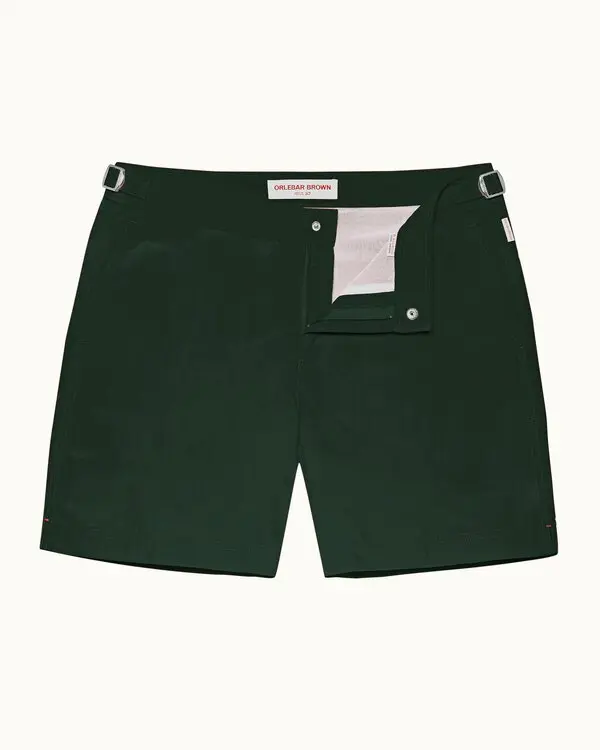 Orlebar Brown Mid-length Swim Shorts In Amazonian - Green