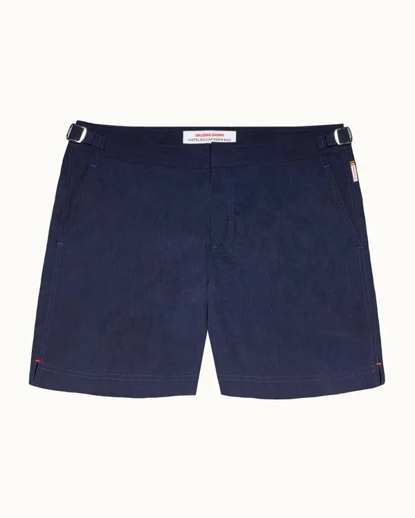 Orlebar Brown Mid-length Swim Shorts In Navy/white Sand - Blue