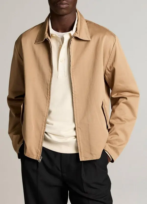 Vince Brushed Cotton Twill Field Jacket - Carmelo