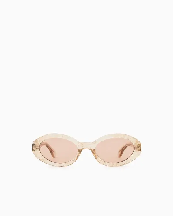 Giorgio Armani Women’s Oval Sunglasses - Gold