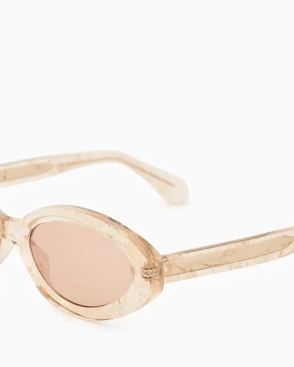 Giorgio Armani Women’s Oval Sunglasses