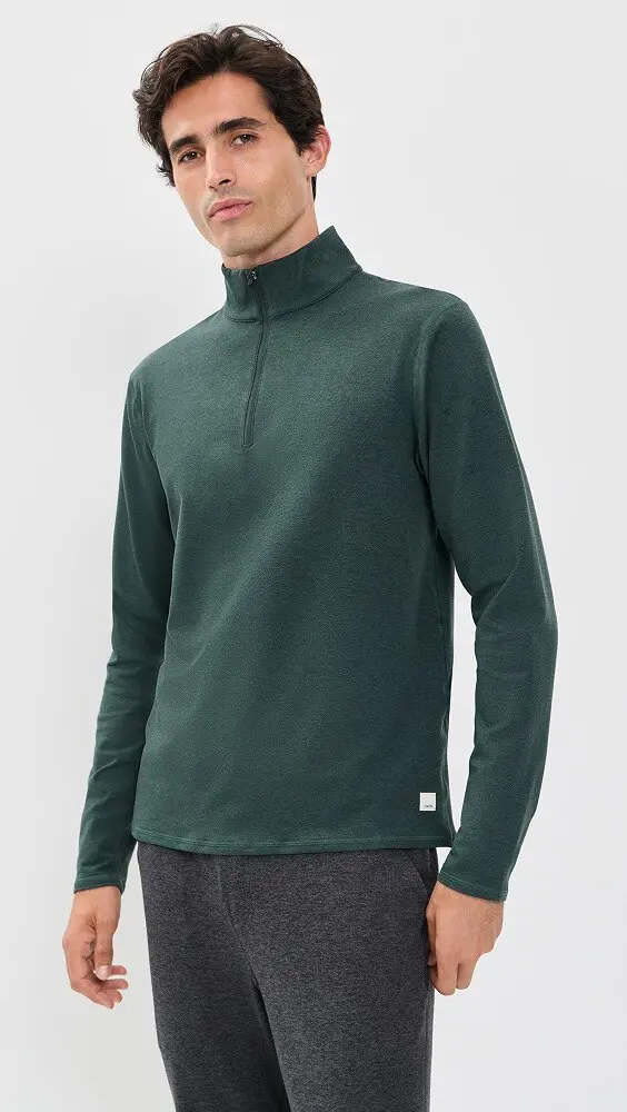 Vuori Ponto 1/2 Zip Mock Neck Sweatshirt