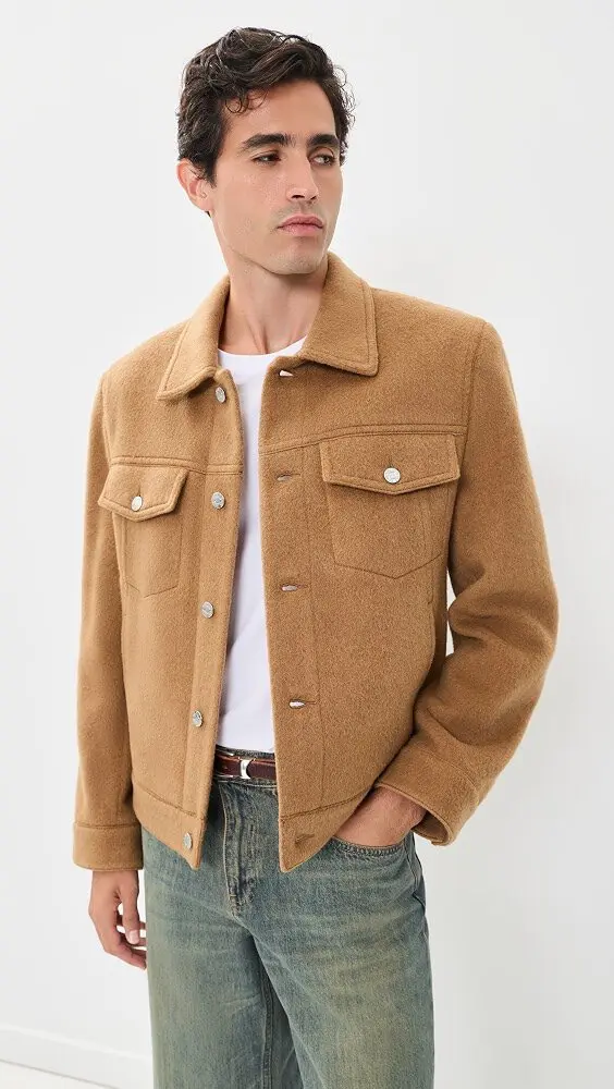 Helmut Lang Wool Trucker Jacket