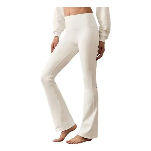 Alo Yoga Airbrush High-waist Bootcut Legging - Ivory