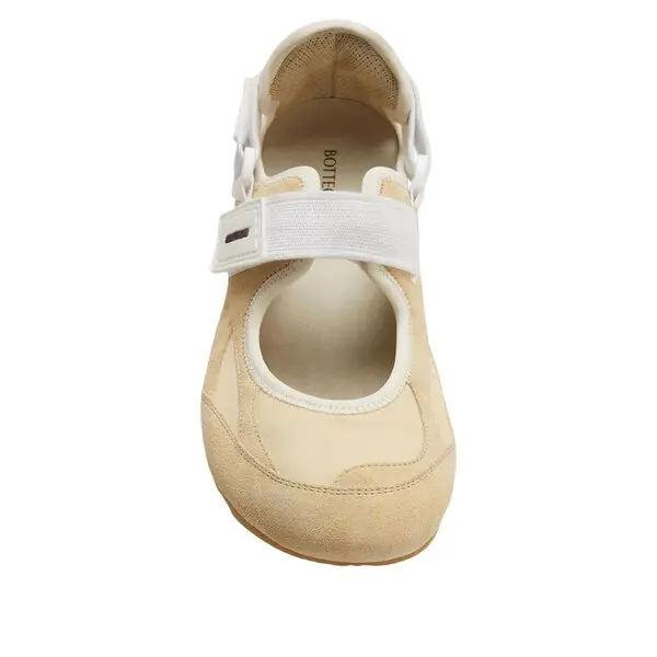 Bottega Veneta Orbit Flash Mary Jane Sneaker - String/tufo