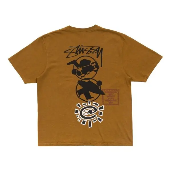 StÜssy X Always Do What You Should Do Stack T-shirt - Caramel