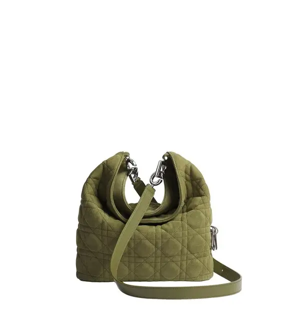 Dior Small Toujours Hobo Bag - Khaki