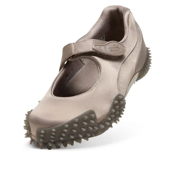 PUMA Mostro Faye Satin Sneakers - Mouse Gray