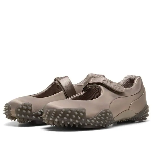 PUMA Mostro Faye Satin Sneakers - Mouse Gray