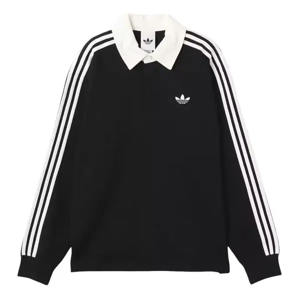 Adidas Three Stripes Rugby Polo Shirt Asia Sizing