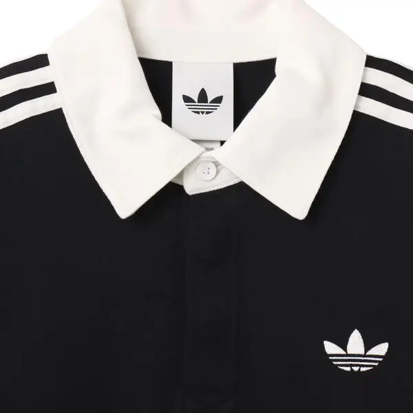 Adidas Three Stripes Rugby Polo Shirt Asia Sizing