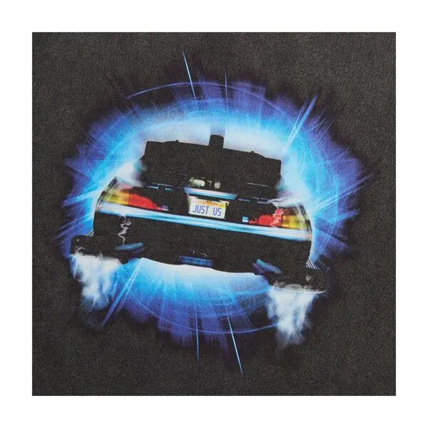 Kith X Back To The Future Delorean Front Back Vintage T-shirt