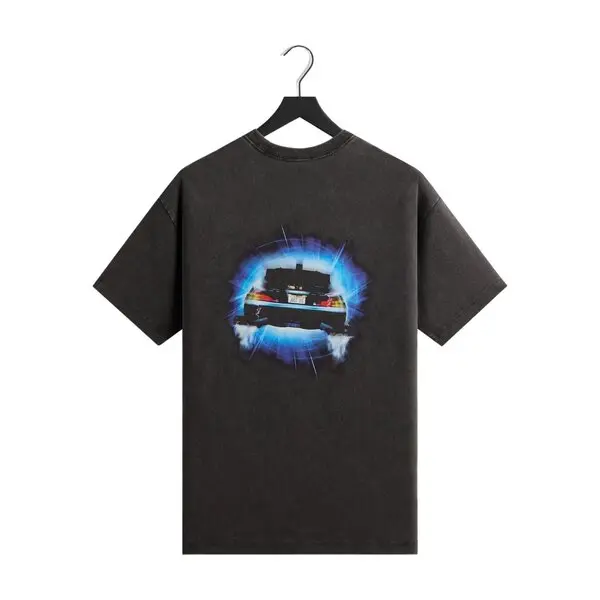 Kith X Back To The Future Delorean Front Back Vintage T-shirt