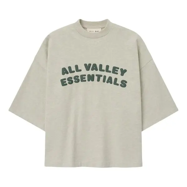 Fear Of God Merch T-shirt Boxy Fit - Vanilla Heather