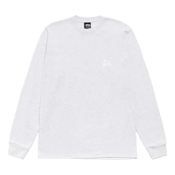 StÜssy Basic Long Sleeve T-shirt - Ash Heather