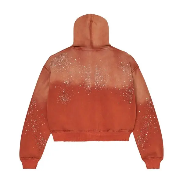VALE FOREVER Classico Zip Up Hoodie - Orange