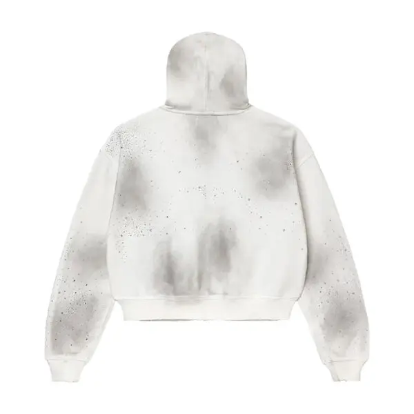 VALE FOREVER Classico Zip Up Hoodie - White