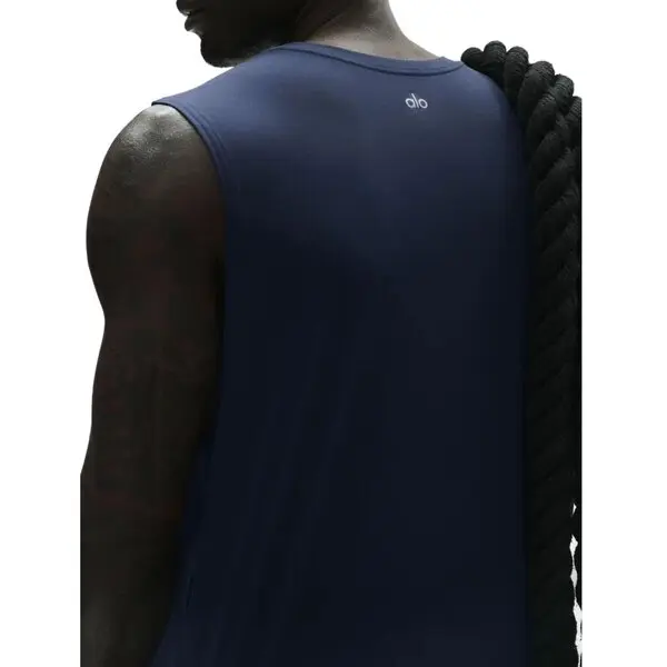 Alo Yoga Conquer Muscle Tank - Navy