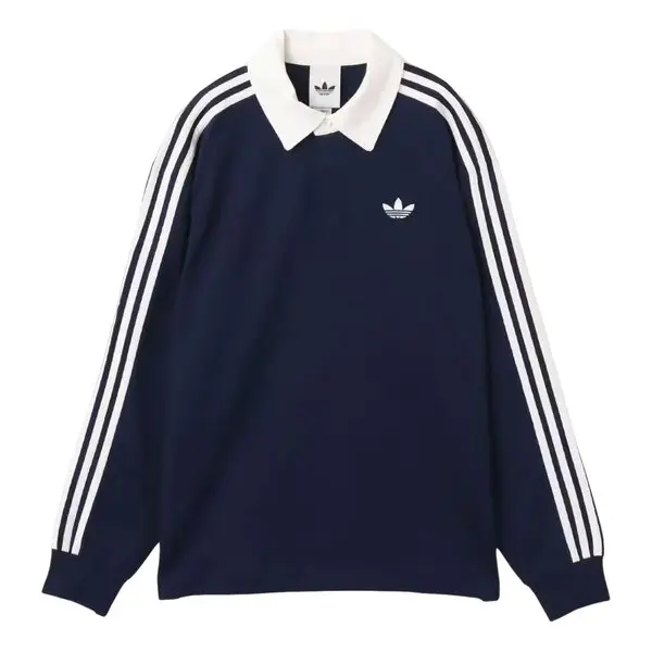 Adidas Three Stripes Rugby Polo Shirt Asia Sizing