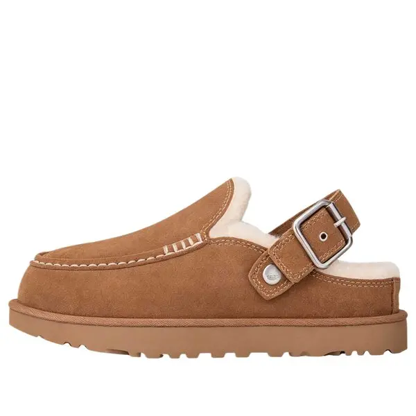 UGG Goldenstar Evelina Wooden Clog - Chestnut