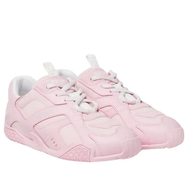 Versace Galaxia Leather Sneakers - Pink