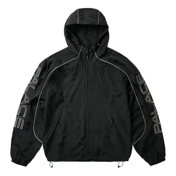 PALACE Piped Shell Jacket - Black