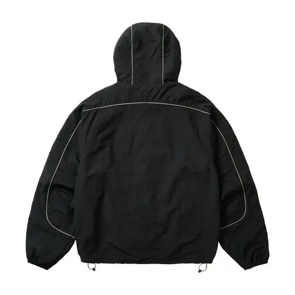PALACE Piped Shell Jacket - Black