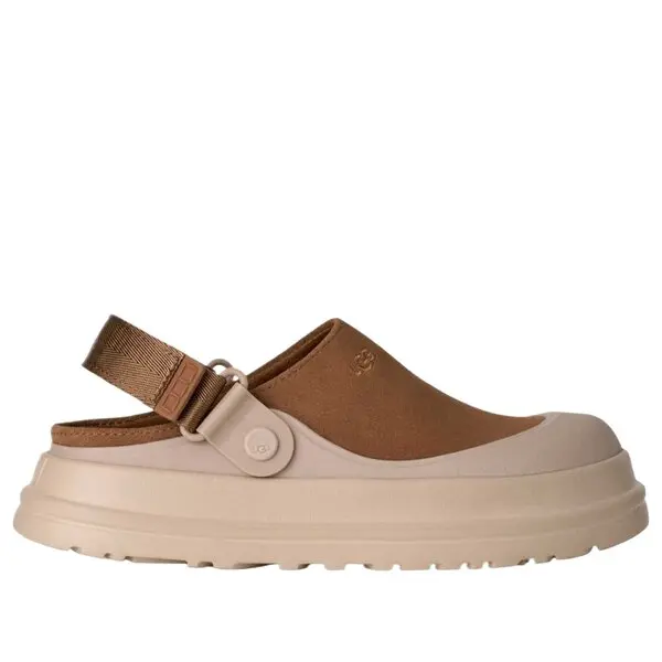UGG Goldenglow Suede Clog - Chestnut