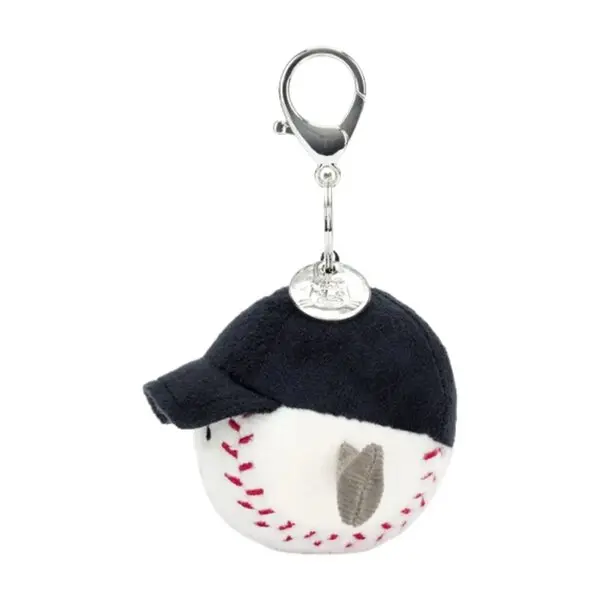 JELLYCAT Amuseables Sports Baseball Bag Charm 'green