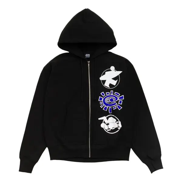 StÜssy X Always Do What You Should Do Stack Zip Hoodie