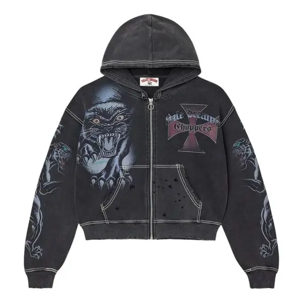 VALE FOREVER Hardy Boyz Zip Up Hoodie - Black