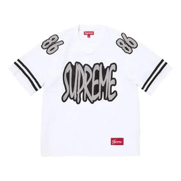 Supreme Fw26 Reflective Football Jersey - White