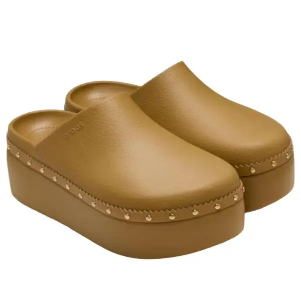 CROCS Platform Studded Clog - Umber