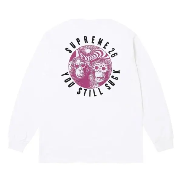 Supreme Fw26 You Still Sk L/s T-shirt - White