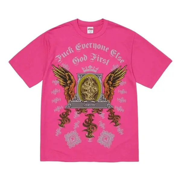 Supreme Fw26 Money T-shirt - Fuchsia