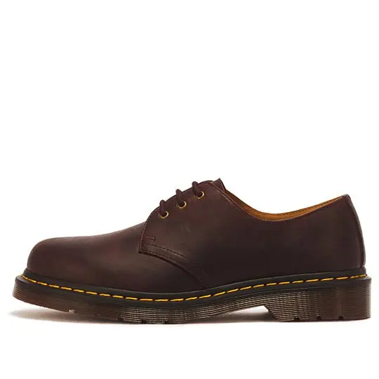 Dr. Martens 1461 Crazy Horse Leather Lace Up - Cherry Red