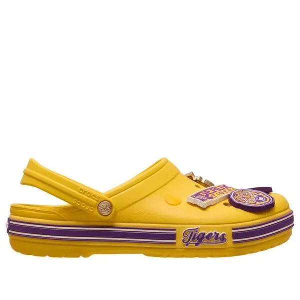 CROCS X Ncaa Classic Crocband "lsu - Yellow/purple