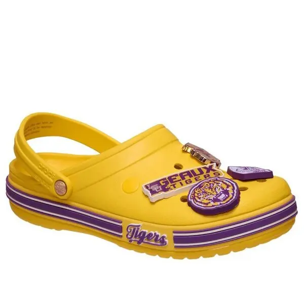 CROCS X Ncaa Classic Crocband "lsu - Yellow/purple