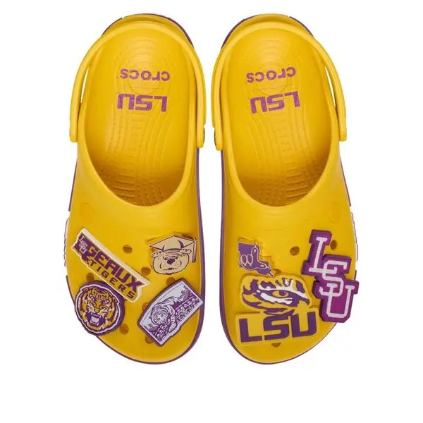 CROCS X Ncaa Classic Crocband "lsu - Yellow/purple