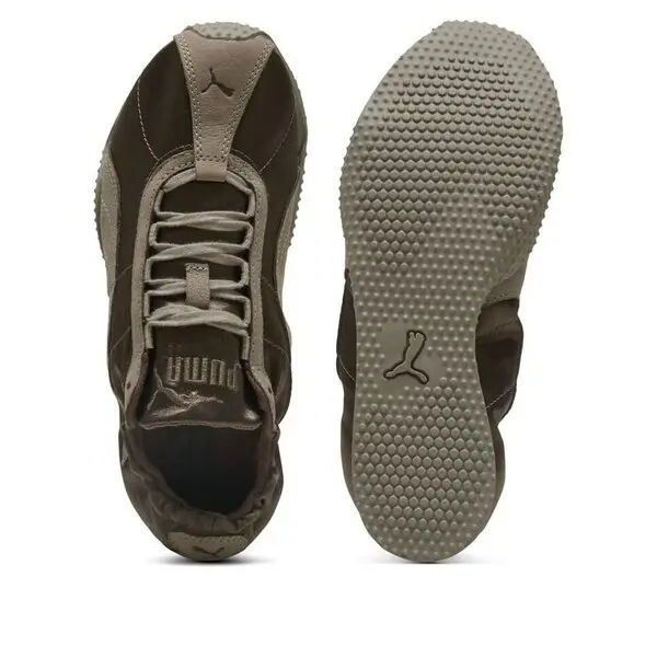 PUMA H-street Elastic Satin Sneakers - Matte Bronze/mouse Gray