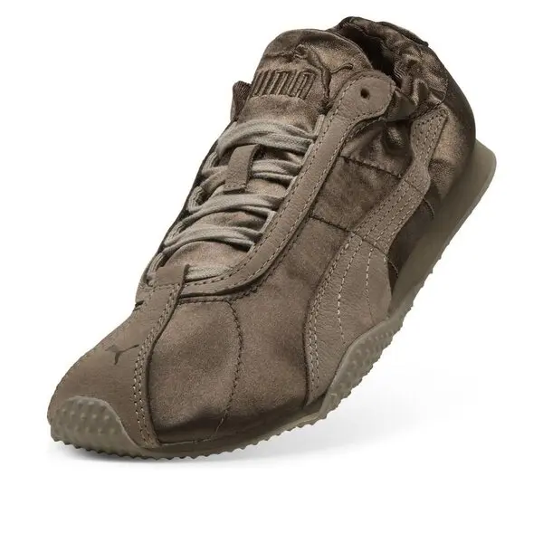 PUMA H-street Elastic Satin Sneakers - Matte Bronze/mouse Gray