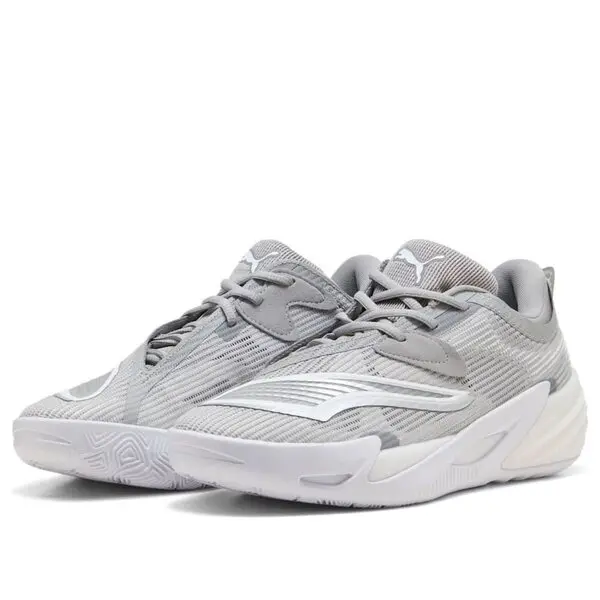 PUMA All-pro Nitro 2 Core Sneakers - Gray Echo/puma White/puma Silver