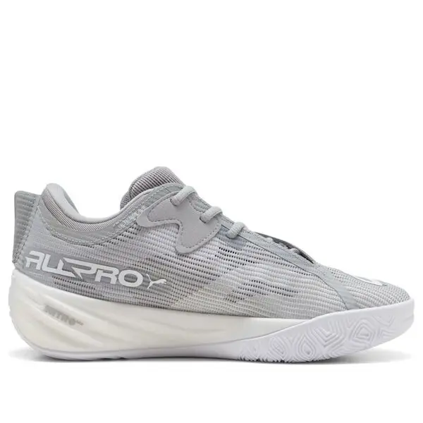 PUMA All-pro Nitro 2 Core Sneakers - Gray Echo/puma White/puma Silver
