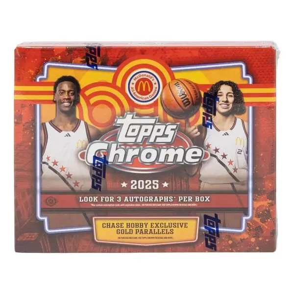 TOPPS Chrome 2025 Mcdonald's All American Hobby Box