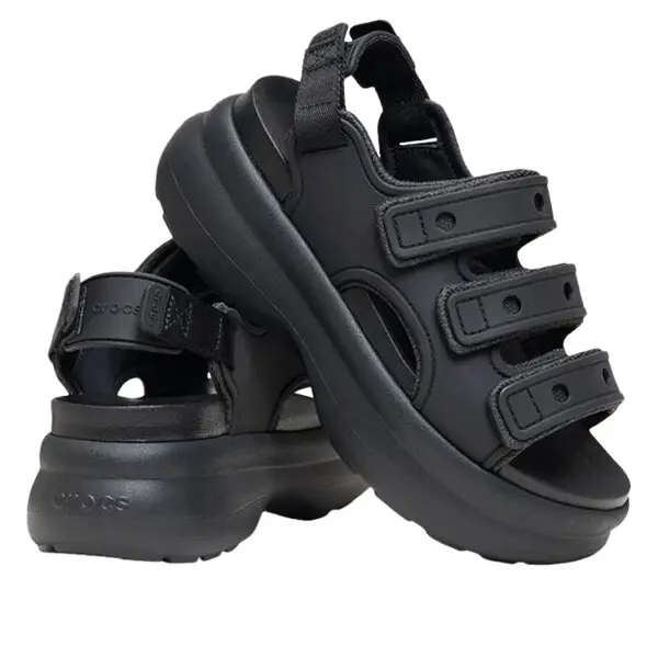 CROCS Soho Sport Platform Sandals With Embellishments