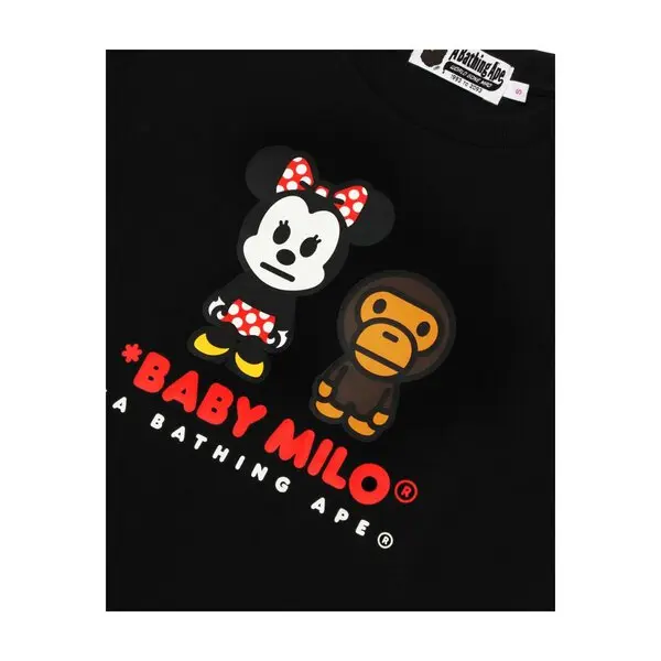 A BATHING APE X Disney Minnie Mouse Baby Milo Relaxed Mini T-shirt