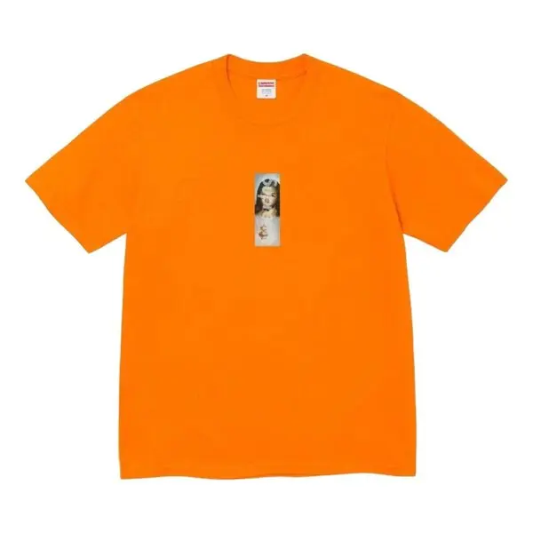 Supreme Fw26 Prayer Card Box Logo T-shirt - Orange